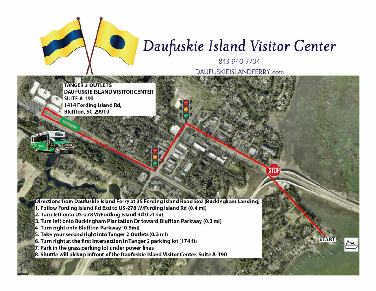 Travel Maps | Daufuskie Island Ferry